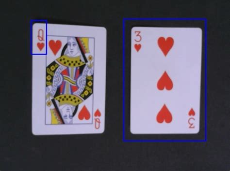 Playing Card Detection Using Opencv Mark V Electric Soup