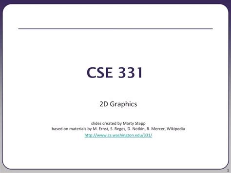 Ppt Cse 331 Powerpoint Presentation Free Download Id9558149