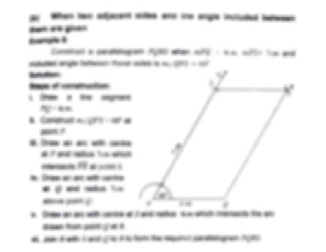 Solution How To Construct A Parallelogramsteps Of Constructionfigure