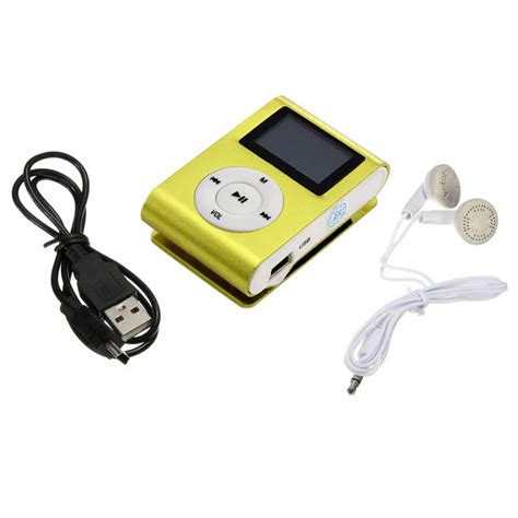 HIPERDEAL Metal Clip Digital MP3 Player Mini USB Mp3 Music Media Player With Earphone Support