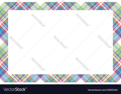 Rectangle Borders And Frames Border Pattern Vector Image