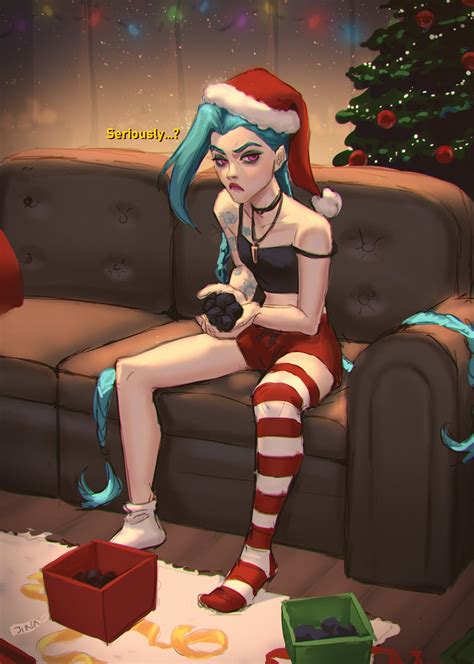 Jinx League Of Legends Drawn By Vatheja Danbooru