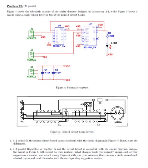 Solved Figure 4 Shows The Schematic Capture Of The Parity