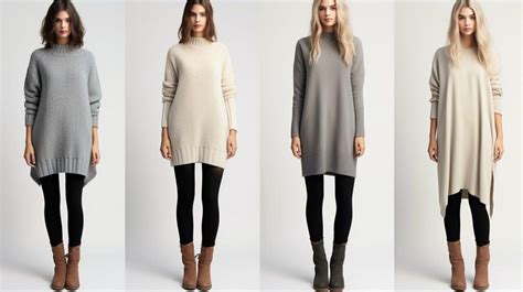 Mastering How To Wear A Sweater Dress With Leggings In Style