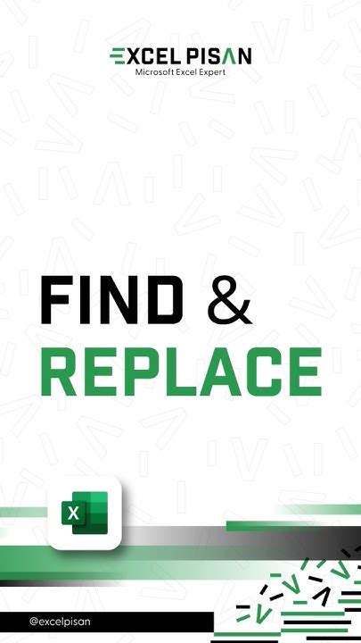 Find And Replace Exceltips Microsoft Belajarexcel Belajarexcelpemula Exceltricks Youtube