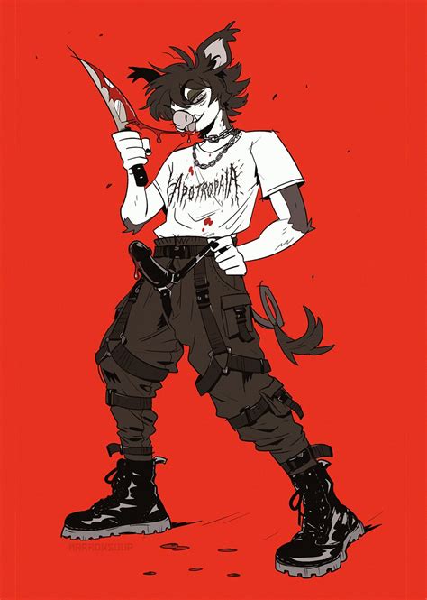 Rule 34 Andromorph Anthro Band Shirt Bedroom Eyes Black And White