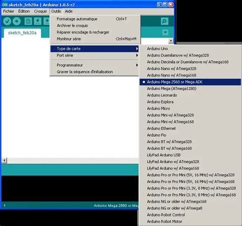 Présentation de la carte Arduino MEGA et versions non officielles