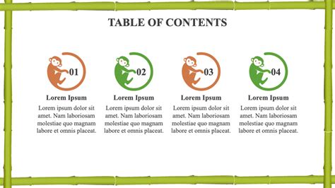 Free Monkey Theme For PowerPoint And Google Slides PPT Slides