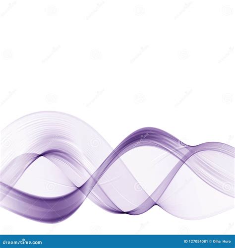 Abstract Motion Smooth Color Wave Vector Curve Purple Lines Stock Vector Illustration Of Curl