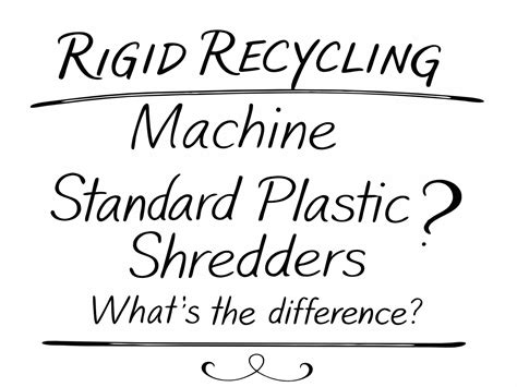 tag recycling equipment differences energycle