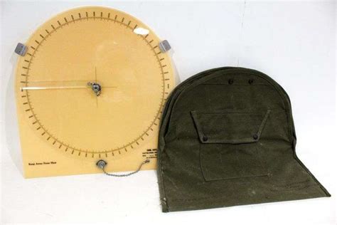 U S Army Plotting Board And Carrying Case Radar Data PT 176 TPS Bunting Online Auctions