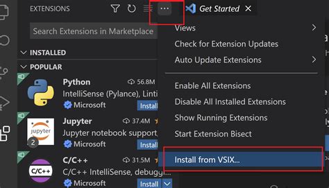 インストーラを使わず公式visual Studio Code、python、openpyxl 環境を構築する例（その2、設定
