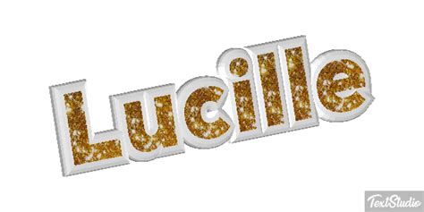 Lucille Name Animated  Logo Designs