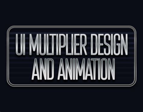 ui multiplier design and animation behance