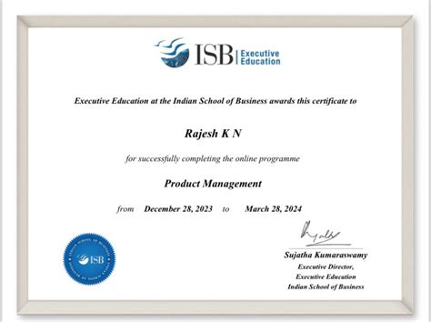 rajesh k n on linkedin productmanagement certification careergrowth