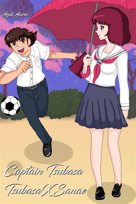 Captain Tsubasa ⚽️ozora Tsubasa And Nakazawa Sanae 💕🌸 Anime