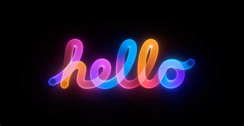 Macos Hello Neon Wallpaper Black Background By Emildeviant On Deviantart