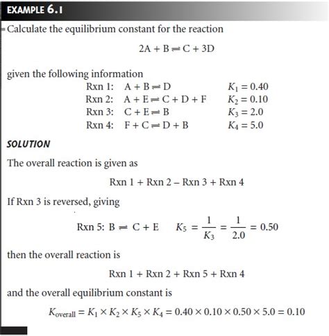 Manipulating Equilibrium Constants