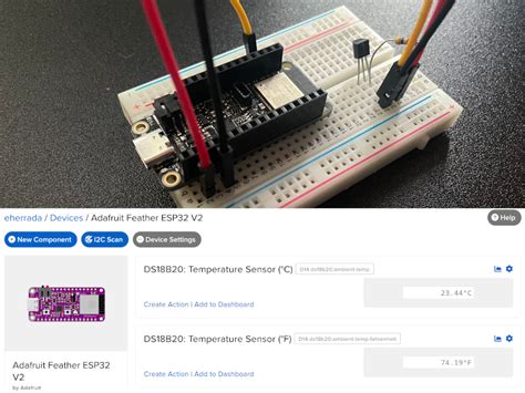 New Guide No Code Ds18b20 Temperature Sensor With Wippersnapper