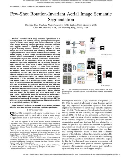 Pdf Few Shot Rotation Invariant Aerial Image Semantic Segmentation