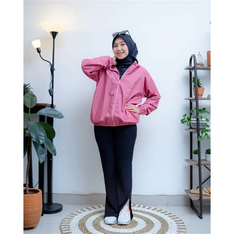 Jual Ellorastyle Jaket Parasut Olahraga Sauna Suit Jogging Lari Bersepeda Despo Gym Fitnes