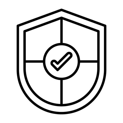 Premium Vector Security Shield Vector Illustration Style