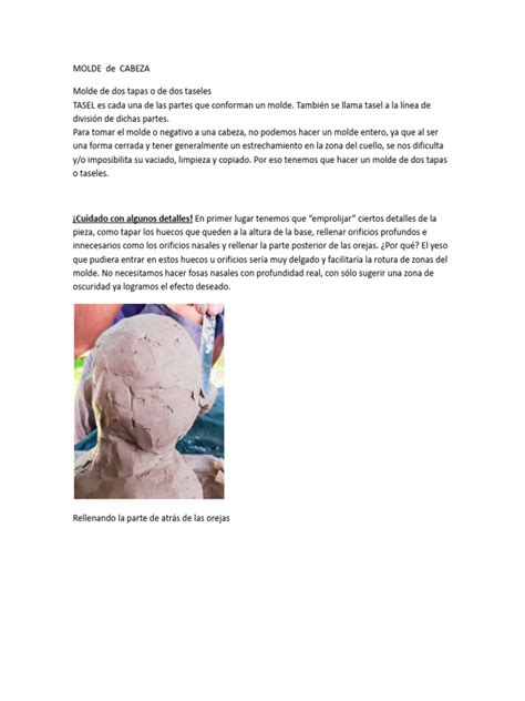 Molde De Cabeza Pdf