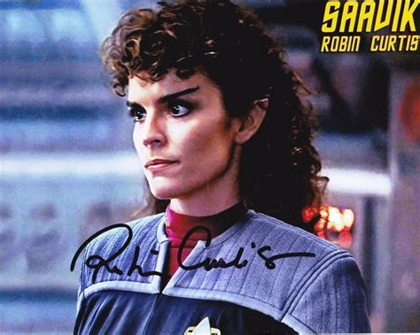 Star Trek Lieutenant Saavik Robin Curtis Signed Photo 8x10 Coa