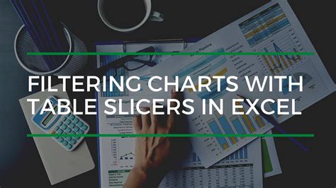 filtering charts with table slicers in excel youtube