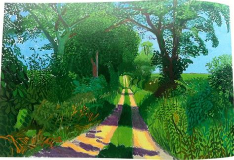 Art David Hockneys Landscapes Pattern People David Hockney