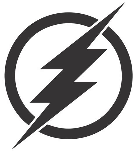 Flash Logo Black And White