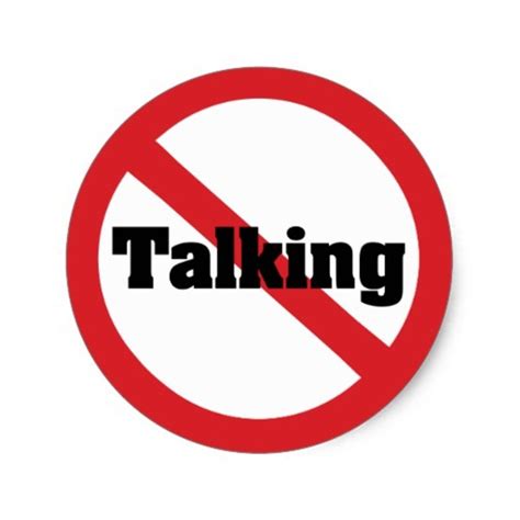 No Talking Symbol Pictures Free Image Download
