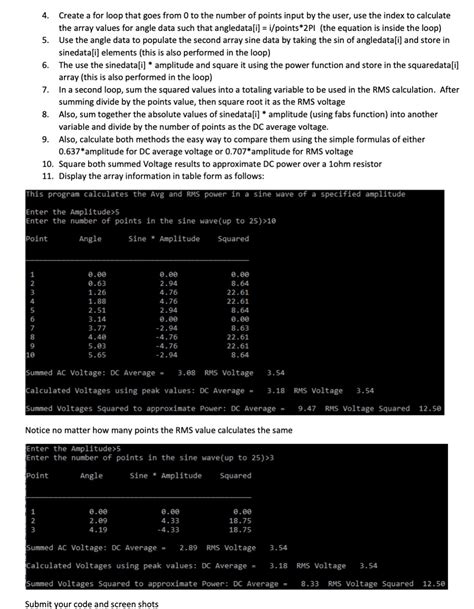 Solved Cis217 Exercise 40 Using Arrays To Calculate Power