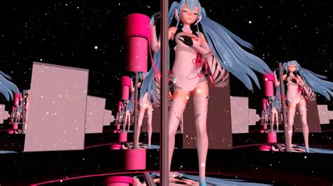 Mmd Racing Miku 2014 Pole Dance Youtube