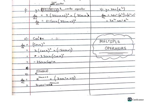 Solution Mathematics A Levels Differentiation Complete Notes With