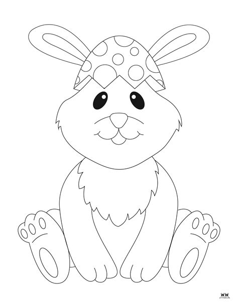 Easter Bunny Coloring Pages Printable