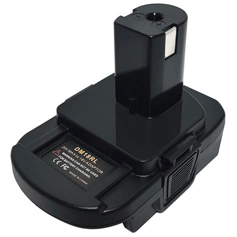 Dm18rl Battery Adapter For Ryobi 18v Tools Converts Dewalt 20v
