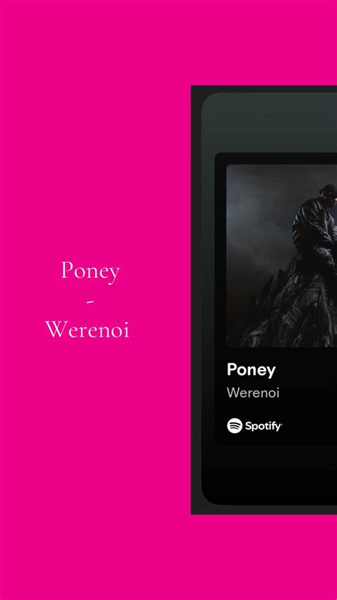 Poney Werenoi Spotify Lyric Werenoi Fyp Tiktok