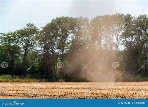 Dust Devil Or Small Tornado Stock Image Image Of Arid Erosion 121134515