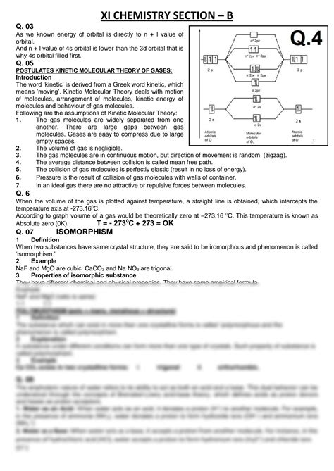 Solution Xi Chemistry Section B Studypool