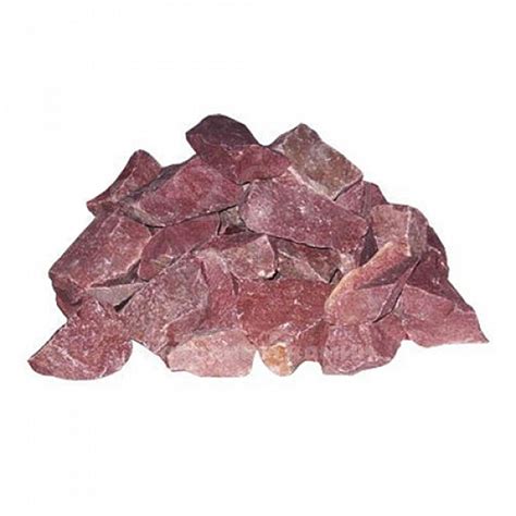 Камни для бани Кварцит малиновый (20 кг.) - купить в СПб за 560 руб.