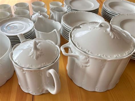 Rosenthal Monbijou Geschirrset Classic Rose Porzellan Gebraucht In