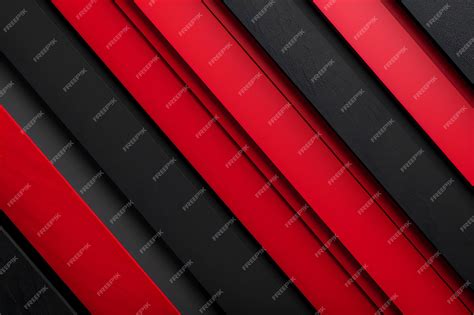 Premium Photo Modern Red And Black Geometric Design With Angular