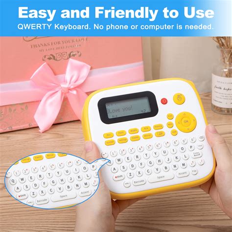 Buy Labelife Label Maker Machine Portable Label Maker D210S With QWERTY Keyboard Easy To Use