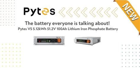 Pytes V5 512kwh 512v 100ah Lithium Iron Phosphate Battery Naz Solar Electric