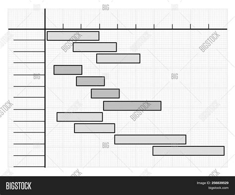 Gantt Chart Type Bar Image Photo Free Trial Bigstock