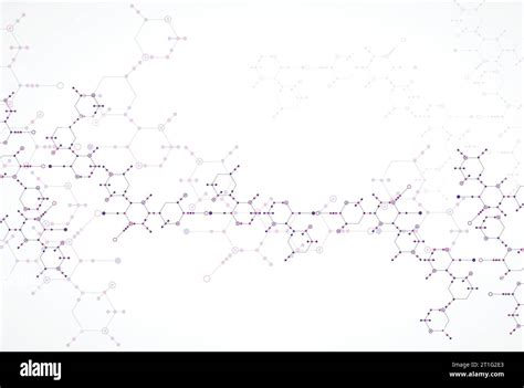 Abstract Technology Hexagonal Background Connection Structure Science