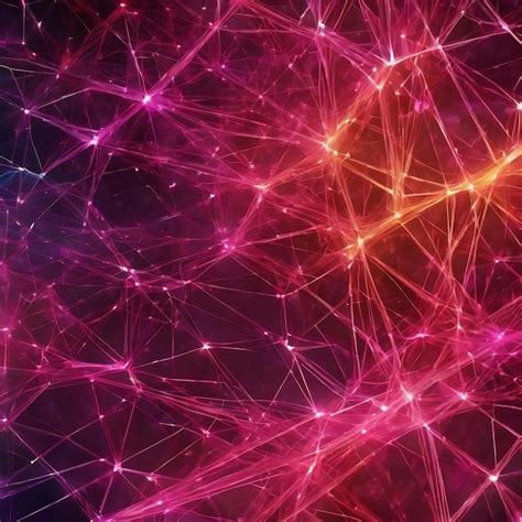 Premium Ai Image Plexus Data Network Technology Background