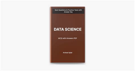 ‎data Science Mcq Pdf Questions And Answers Data Mining Mcqs E Book