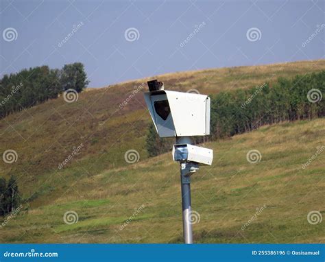 An Intersection Safety Automated Photo Enforcement Camera At Road